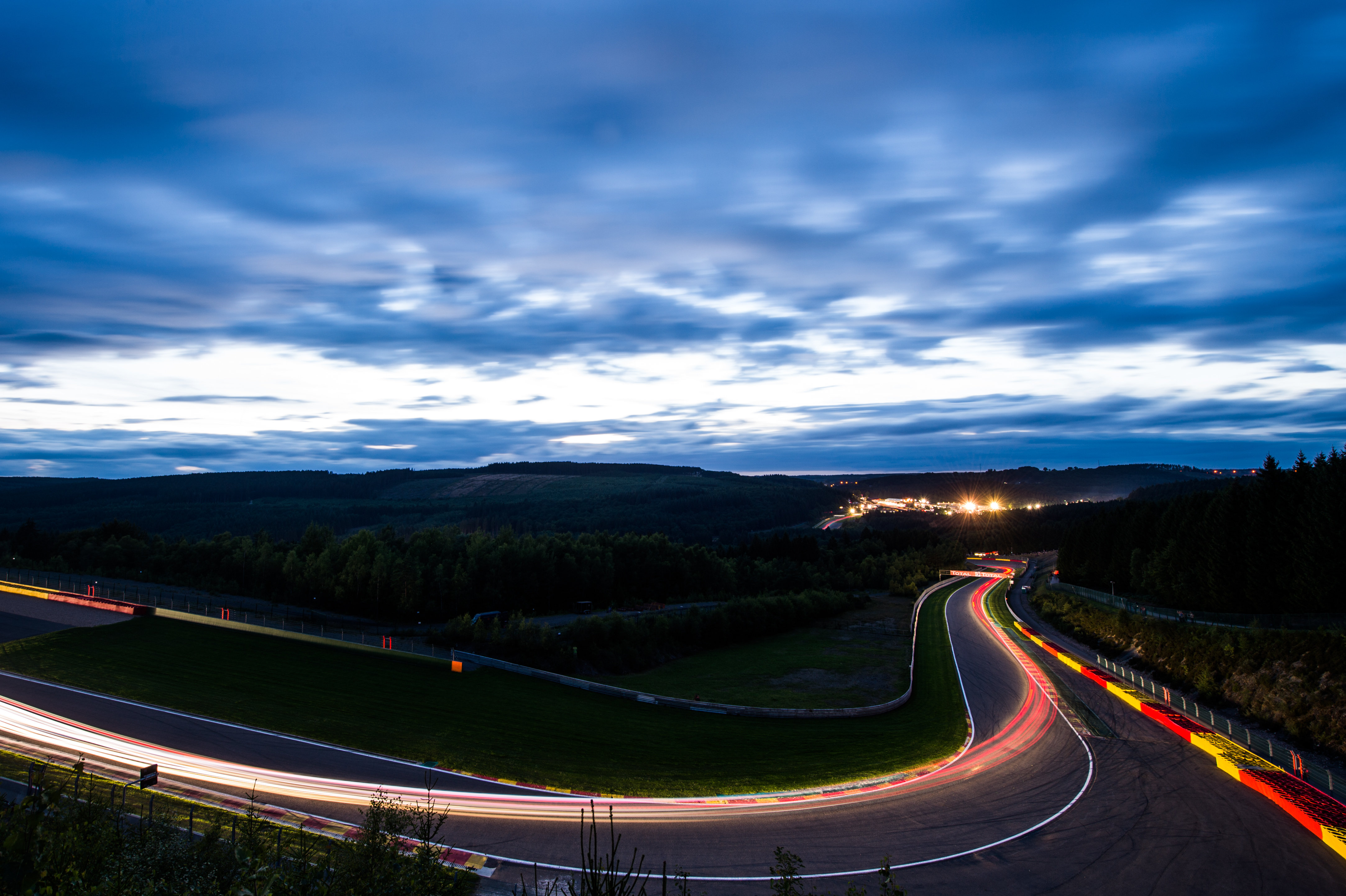 July 27-30, 2017 – Total 24 Hours of Spa, Spa atmosphere at sunset ...